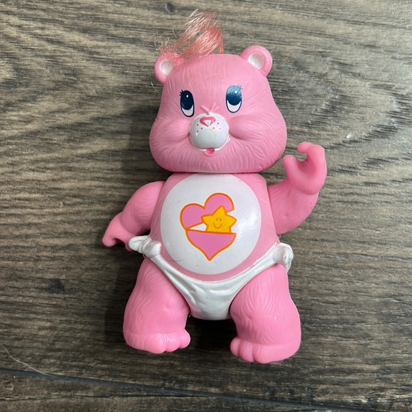 Care Bears | Toys | Vintage Care Bears Baby Hugs Bear Posable Figure ...
